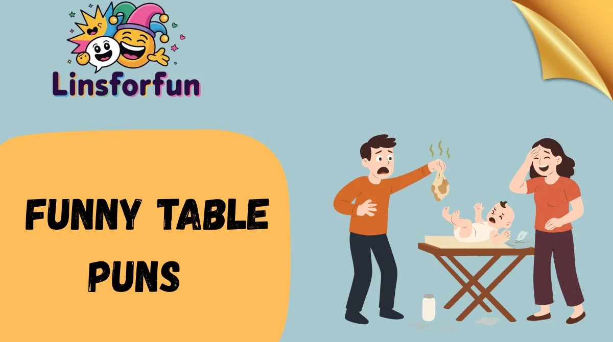 272+ Funny Table Puns That Will Leave You Rolling In 2k26 (Updated)🤣🪑